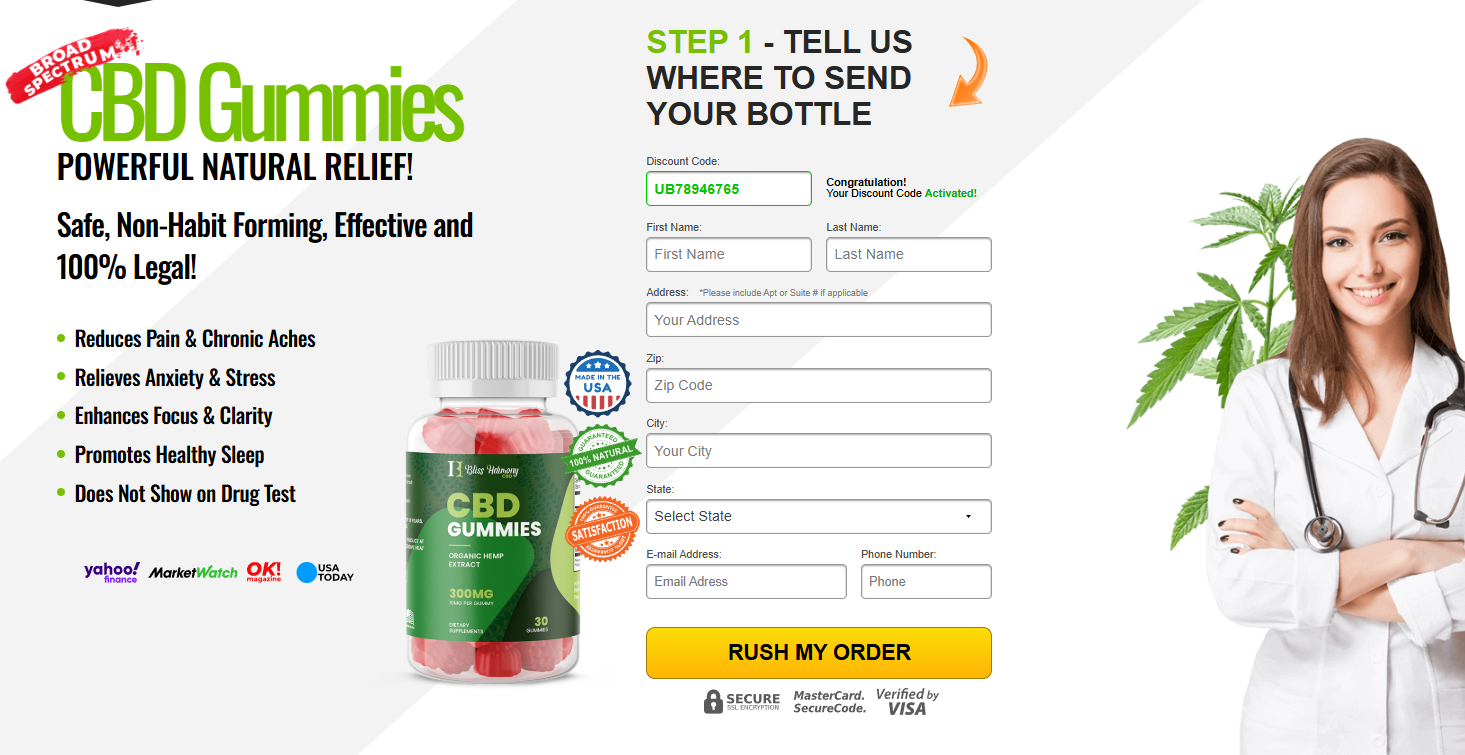 Bliss Harmony CBD Gummies: Ingredients, Benefits, and Results